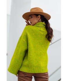 Golf FANCY w limonkowym kolorze